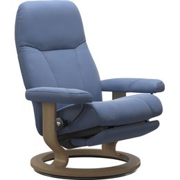 Relaxsessel stressless, B:76cm H:100cm T:74cmlazuli blau batick, Leder BATICK: BATICK ist ein leicht korrigiertes, durchgefärbtes und genarbtes