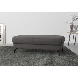 Sit & More Hockerbank SIT & MORE "Cinturo", grau (fango), B:131cm H:45cm T:67cm, Hocker, mit Federkern, Sitzh&ouml;he 45 cm