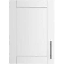 Hängeschrank Optifit "Ahus" Schränke Gr. B/H/T: 50 cm x 70,4 cm x 34,9 cm, 1 St., braun (weiß matt, wildeiche nachbildung) Breite 50 cm