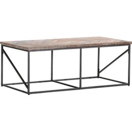 Couchtisch GUTMANN FACTORY Tische Gr. B/H/T: 120 cm x 45 cm x 60 cm, braun (braun, grau, braun)