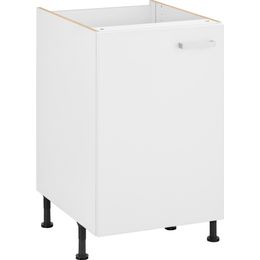 Spülenschrank Optifit "Parma" Schränke Gr. B/H/T: 50 cm x 87 cm x 58,4 cm, 1 St., Komplettausführung, weiß Breite 50 cm