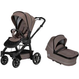 Kombi-Kinderwagen Hartan "Rock it Outdoor" braun (toffee) Baby Kinderwagen Made in Germany