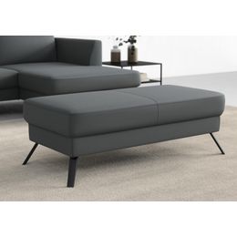 Sit & More Hockerbank SIT&MORE "Lindholm" Hocker Gr. B/H/T: 135 cm x 48 cm x 65 cm, Luxus-Microfaser ALTARA NUBUCK, grau