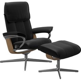 stressless "Admiral" mit Cross Base, Gr&ouml;&szlig;e M & L, Holzakzent Eiche