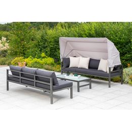 Gartenlounge-Set Merxx "Amaro" Sitzmöbel-Sets grau (grau/anthrazit)