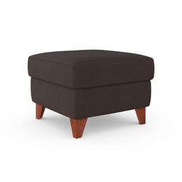 Hocker Machalke "pablo" Gr. B/H/T: 65 cm x 44 cm x 65 cm, Leder RUSTICO, braun (brown rustico)