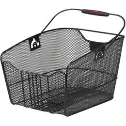 Fahrradkorb Klickfix "Hinterradkorb City Max Racktime" Taschen Gr. B/H/T: 30 cm x 24,5 cm x 41 cm, schwarz