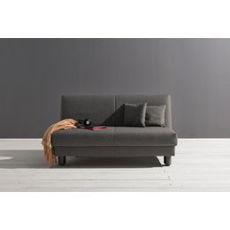 ell+ell Schlafsofa ELL + ELL "Enny", grau, B:180cm T:100cm, Sofas, Schlafsofa, Breite 180 cm, Liegeh&ouml;he 45 cm, F&uuml;&szlig;e schwarz
