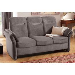 3-Sitzer Home Affaire "Tahoma", braun (savannah), B:199cm H:103cm T:89cm, Sofas, mit Armteilverstellung, Federkern