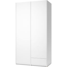 Müllermöbel Kleiderschrank MÜLLER SMALL LIVING "Modular Plus Variante 2" Schränke Gr. B/H/T: 118,1 cm x 221,4 cm x 60,5 cm, 2 St., weiß Inklusive 1 kleiner Schublade unten rechts