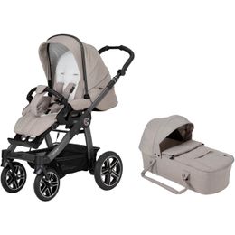 Kombi-Kinderwagen Hartan "Racer GTS - Casual Collection" grau (hedgehog love) Baby Kinderwagen mit Kombitasche; Made in Germany