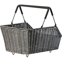 Fahrradkorb Basil "Hinterradkorb "Rattan Mik"" Taschen Gr. B/H/T: 49cm x 26cm x 34cm, braun