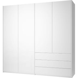 Müllermöbel Drehtürenschrank MÜLLER SMALL LIVING "Modular Plus Variante 8" Schränke Gr. B/H/T: 230 cm x 221,4 cm x 60,5 cm, 4 St., weiß Inklusive 3 geräumigen Schubladen