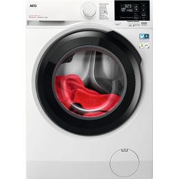 A (A bis G) AEG Waschmaschine Waschmaschinen ProSense Mengenautomatik​ - spart bis 40% Zeit, Wasser und Energie weiß Frontlader