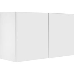 Hängeschrank Optifit "Roth" Schränke Gr. B/H/T: 100 cm x 57,6 cm x 34,6 cm, 2 St., Komplettausführung, weiß (weiß, weiß) Breite 100 cm