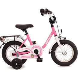 Kinderfahrrad Bachtenkirch "Bibi" Fahrräder Gr. 23 cm, 12,5 Zoll (31,75 cm), rosa (pink, weiß) Kinder