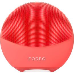 Elektrische Gesichtsreinigungsbürste Foreo "LUNA™ 4 mini" Elektrohautpflegebürsten rot (coral)