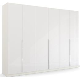 Drehtürenschrank Rauch "Glamour by Quadra Spin" Schränke Gr. B/H/T: 271 cm x 210 cm x 54 cm, 6 St., weiß (alpinweiß, hochglanz weiß)