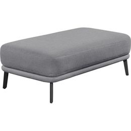 Schöner Wohnen Kollektion Hockerbank SCHÖNER WOHNEN-KOLLEKTION "Pearl" Hocker Gr. B/H/T: 125 cm x 45 cm x 70 cm, Flachgewebe TREND, grau (grey trend)