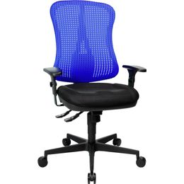 Bürostuhl Topstar "Head Point SY", schwarz (schwarz, blau), Stühle