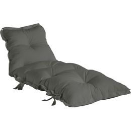 Gartensessel Karup Design "Sit and Sleep" Sessel Gr. Webstoff, B/H/T: 65 cm x 30 cm x 75 cm, grau (dunkelgrau) OUT