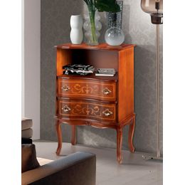 Kommode Home Affaire "Palermo" Sideboards Gr. B/H/T: 58 cm x 87 cm x 31 cm, 2, braun (nuss) Schubladenkommode Breite 58 cm