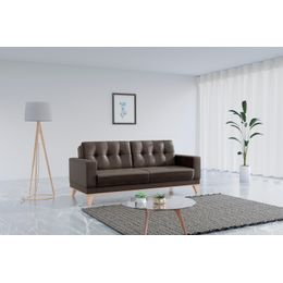 Sit & More 3-Sitzer SIT & MORE "Lavida", grau (anthrazit), B:215cm H:90cm T:97cm, 100% PES, Sofas