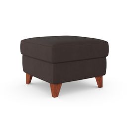 Hocker Machalke "diego" Gr. B/H/T: 65 cm x 44 cm x 65 cm, Leder RUSTICO, braun (brown rustico)