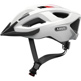 Fahrradhelm Abus "ADURO 2.0" Gr. L, weiß (race weiß), Helme, L Kopfumfang: 58cm - 62cm