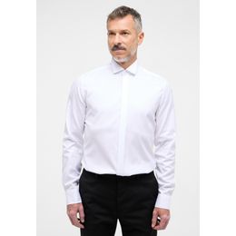 Langarmhemd Eterna "SLIM FIT" Gr. 38, Normalgrößen, weiß Herren Hemden