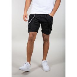 Shorts Alpha Industries "Alpha Industries Men - Shorts Utility Short", Herren, Gr. 28, Normalgrößen, schwarz, Shell: 98% Cotton, 2% Elastane, Hosen