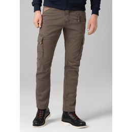 Cargohose Timezone "Regular RogerTZ", Herren, Gr. 29/32, Länge 32, grau, 98% Baumwolle 2% Elastan, normal, Hosen 5-Pocket-Hose