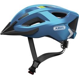 Fahrradhelm Abus "ADURO 2.0" Gr. L, blau (steel blau), Helme, L Kopfumfang: 58cm - 62cm