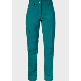 Schöffel Outdoorhose SCHÖFFEL "Pants Kitzstein L" Gr. 40, Normalgrößen, grün (6895, grün) Damen Hosen