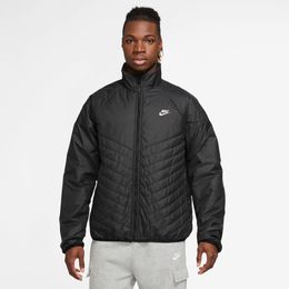 Steppjacke Nike Sportswear "STORM-FIT WINDRUNNER MEN'S MID-WEIGHT PUFFER" Gr. L, schwarz (black, black, sail) Herren Jacken