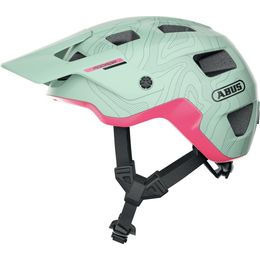 Mountainbikehelm Abus "MODROP" Helme Gr. L Kopfumfang: 57 cm - 61 cm, grün (iced mint)