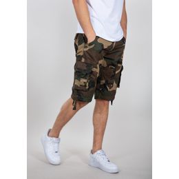 Shorts Alpha Industries "Alpha Industries Men - Jet Short Camo" Gr. 31, Normalgrößen, braun (brown camo) Herren Hosen