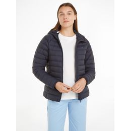 Steppjacke Tommy Hilfiger "SPORTY LW DOWN JACKET" Gr. S (36), blau (desert sky), Damen, Web, Obermaterial: 100% Polyamid. Futter: 100% Polyamid, unifarben, Jacken, mit leichter Wattierung