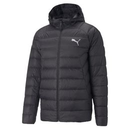 Daunenjacke Puma "PackLITE Daunenjacke Herren", Herren, Gr. XS, schwarz, Obermaterial: 100% Nylon; Futter: 100% Nylon; Futter Oberteil: 100% Polyester; Füllung: 90% Entendaunen, 10% Federn, Jacken