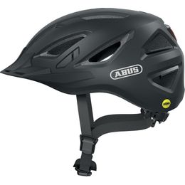 Fahrradhelm Abus "URBAN-I 3.0 MIPS" Gr. L, schwarz (velvet schwarz), Helme, L Kopfumfang: 56cm - 61cm