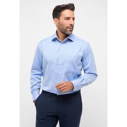 Langarmhemd Eterna "COMFORT FIT" Gr. 41, Normalgrößen, blau Herren Hemden