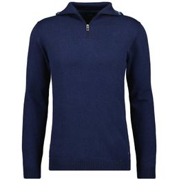 Rundhalspullover Ragman Gr. 58, blau (marineblau) Herren Pullover