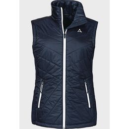 Schöffel Funktionsweste SCHÖFFEL "Hybrid Vest Stams L" Gr. 36, blau (8820, blau), Damen, Oberstoff : 100% Nylon Oberstoff Seitenteile: 94% Polyester 6% Elasthan Wattierung :, Westen