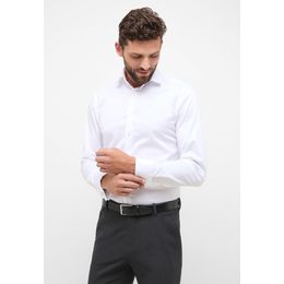 Langarmhemd Eterna "SLIM FIT" Gr. 38, Normalgrößen, weiß Herren Hemden