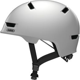 Fahrradhelm Abus "SCRAPER 3.0" Gr. L, weiß (polar matt), Helme, L Kopfumfang: 57cm - 62cm