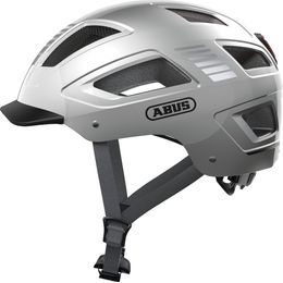 Fahrradhelm Abus "HYBAN 2.0" Gr. L, silber (signal silber), Helme, L Kopfumfang: 56cm - 61cm