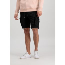 Sweatshorts Alpha Industries "Alpha Industries Men - Shorts Cotton Twill Jogger Short" Gr. L, Normalgrößen, schwarz (black) Herren Hosen