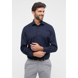 Langarmhemd Eterna "COMFORT FIT" Gr. 40, Normalgrößen, blau (navy) Herren Hemden