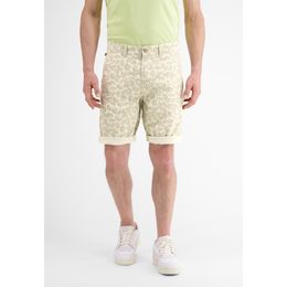 Chinoshorts Lerros "Lerros Chino Bermuda *Leafs*" Gr. 31, Normalgrößen, beige (pale beige) Herren Hosen