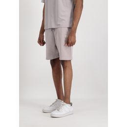 Sweatshorts Alpha Industries "Alpha Industries Men - Shorts Organics Jogger Short" Gr. L, Normalgrößen, grau (organic grey) Herren Hosen